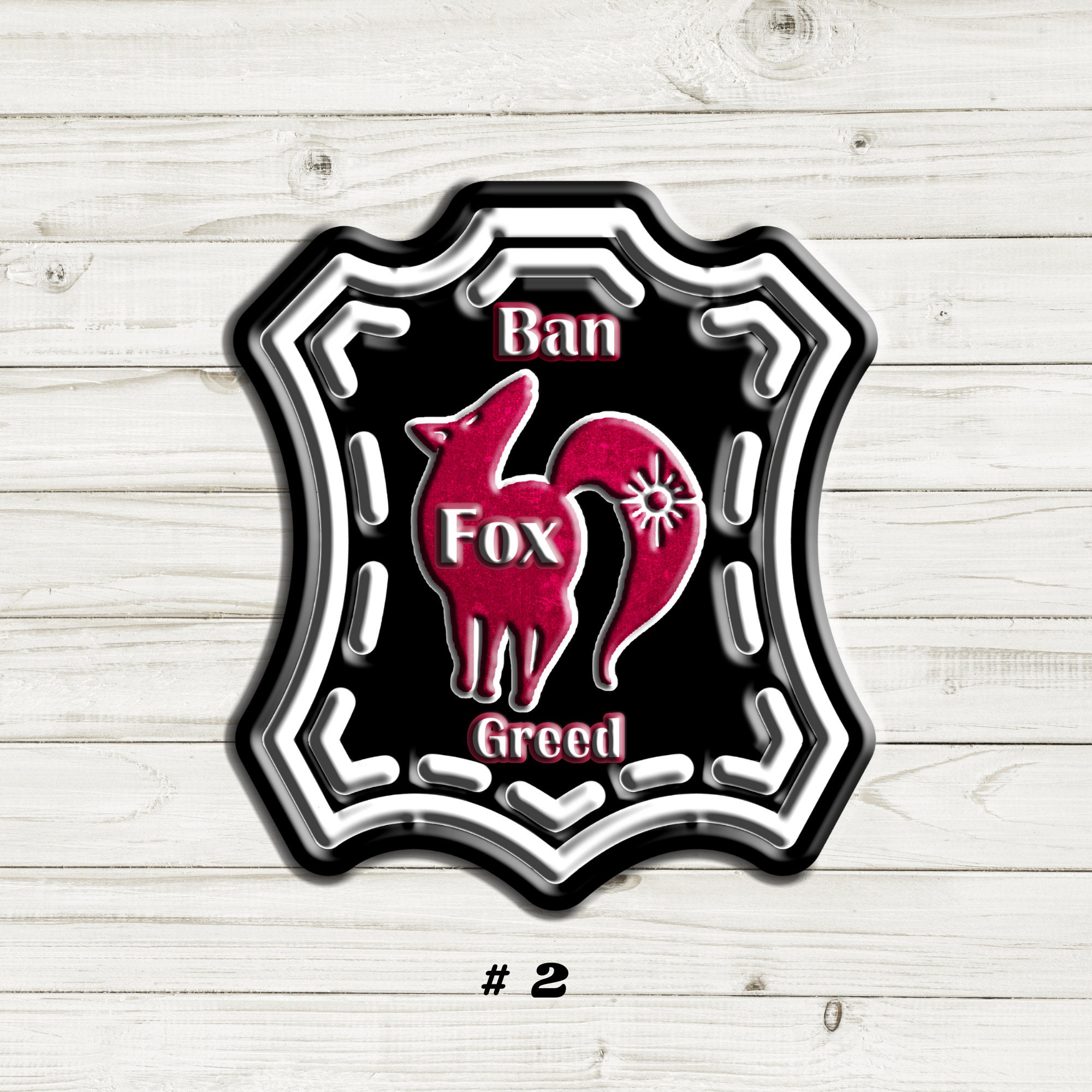 Seven Deadly Sins Symbols Die-cut Sticker With Burgundy Accents - Etsy