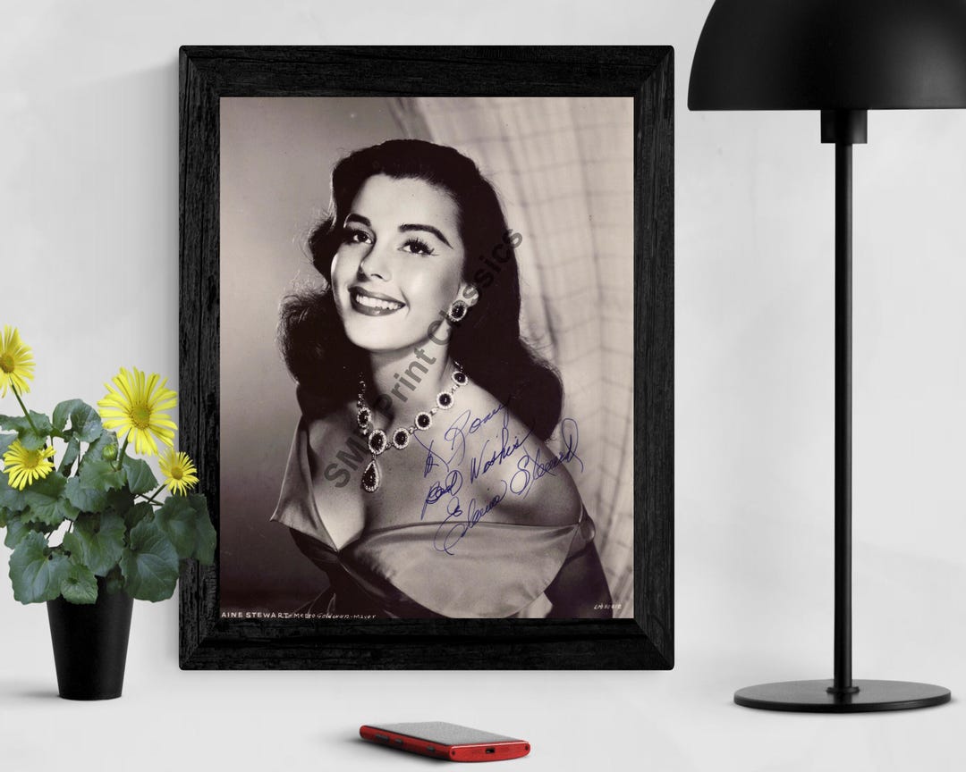 Elaine Stewart 8x10 Inch Preprint Autographed Photo - Actress - the Bad ...