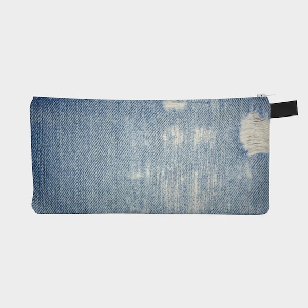Denim Pencil Case - Etsy