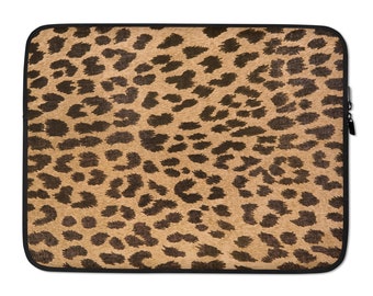 Leopard Print Laptop Sleeve - Etsy