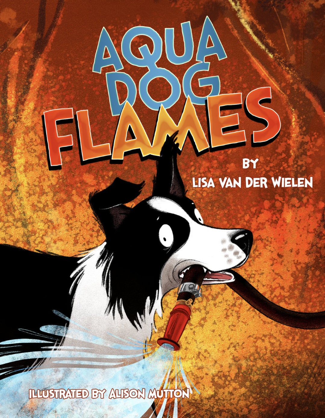 Aqua Dog Flames (personally Signed Paperback by Author) - Etsy