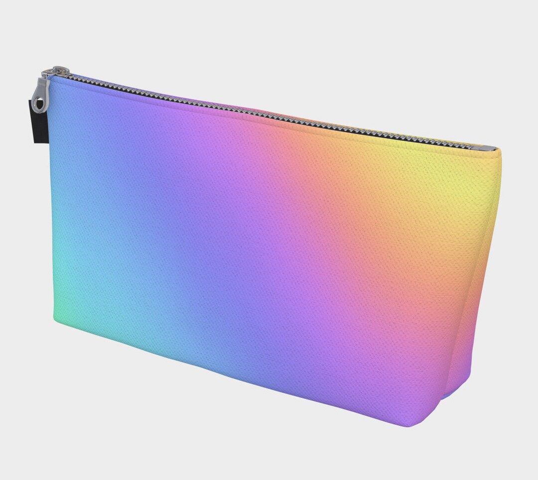 Rainbow Makeup Bag - Etsy