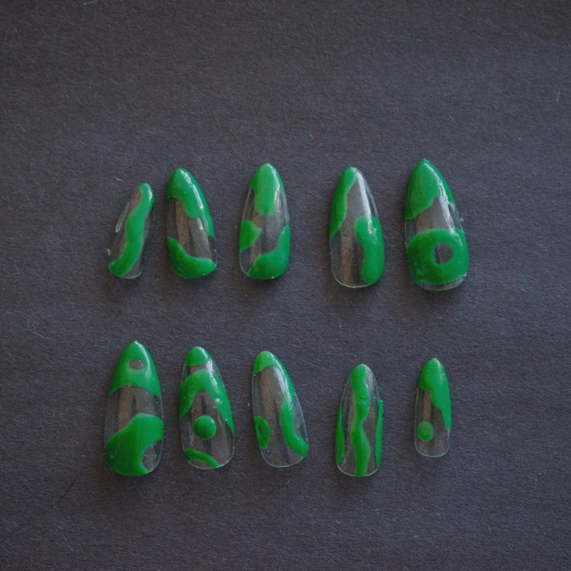 Negative Space Nails - Etsy