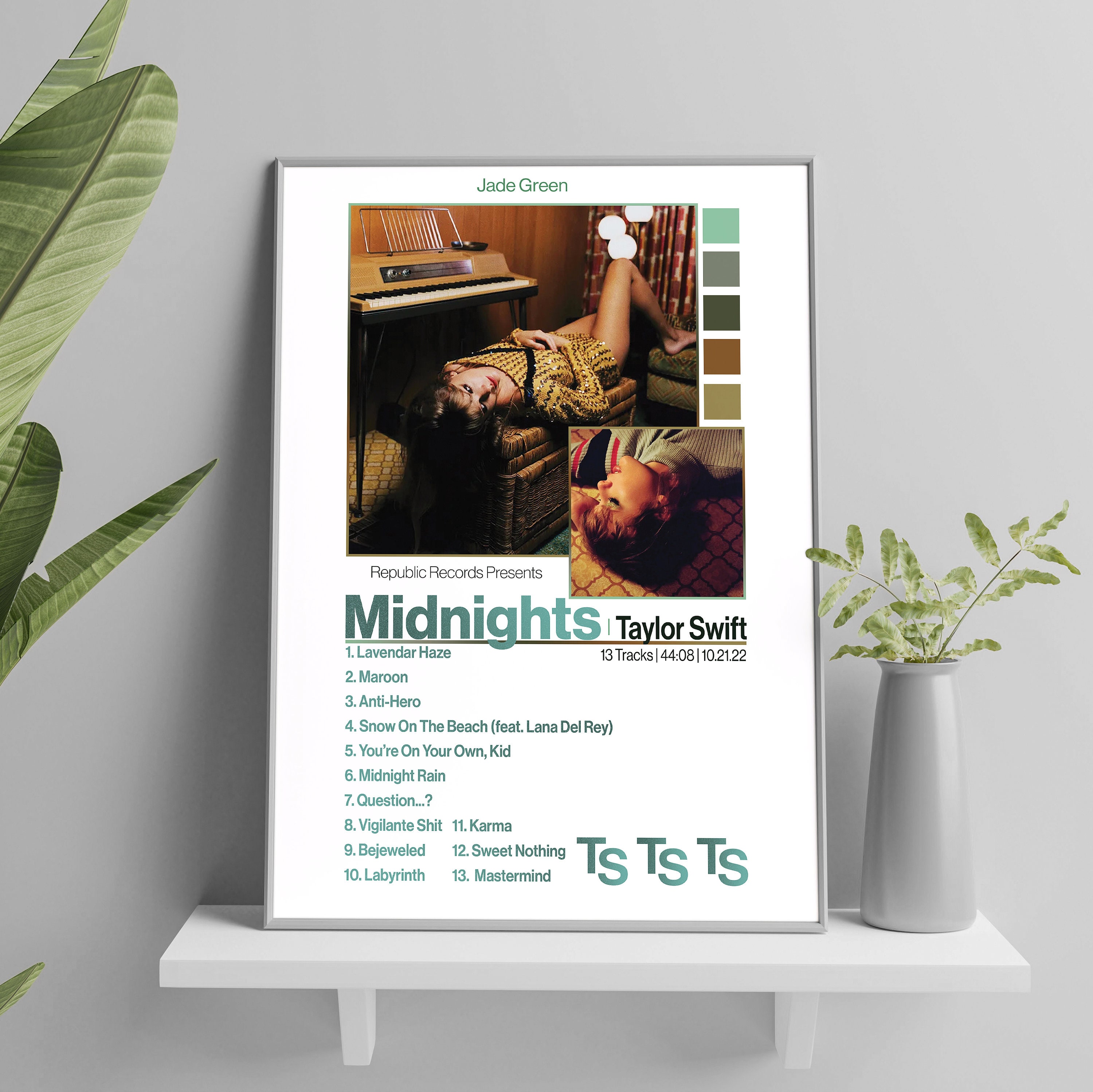 Custom Aesthetic Album Tracklist Poster Choose Your Album - Etsy