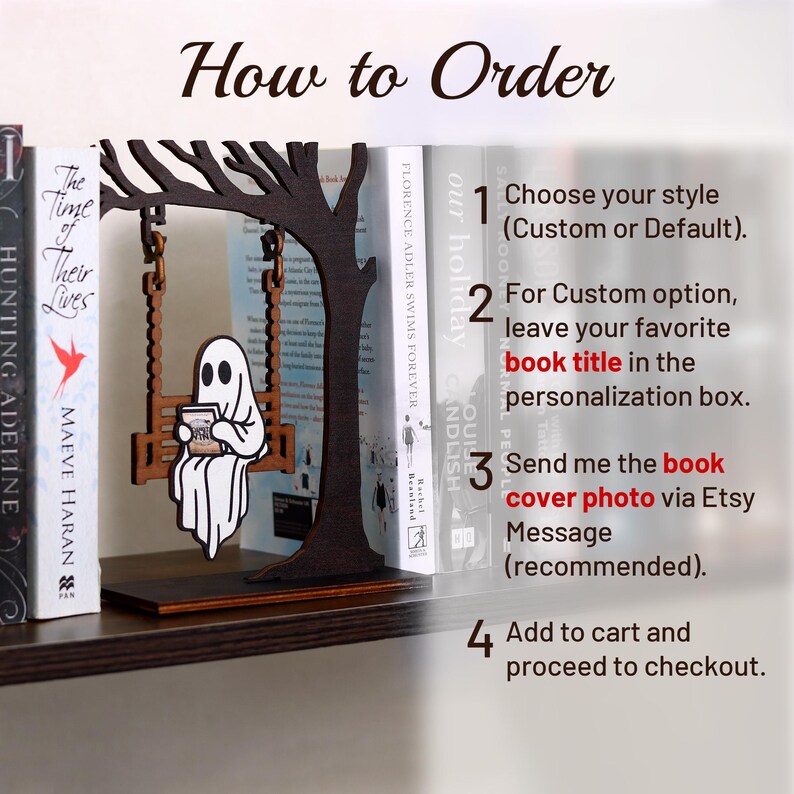 Koel spook op schommel - decor spooklezing, halloweendecor ...