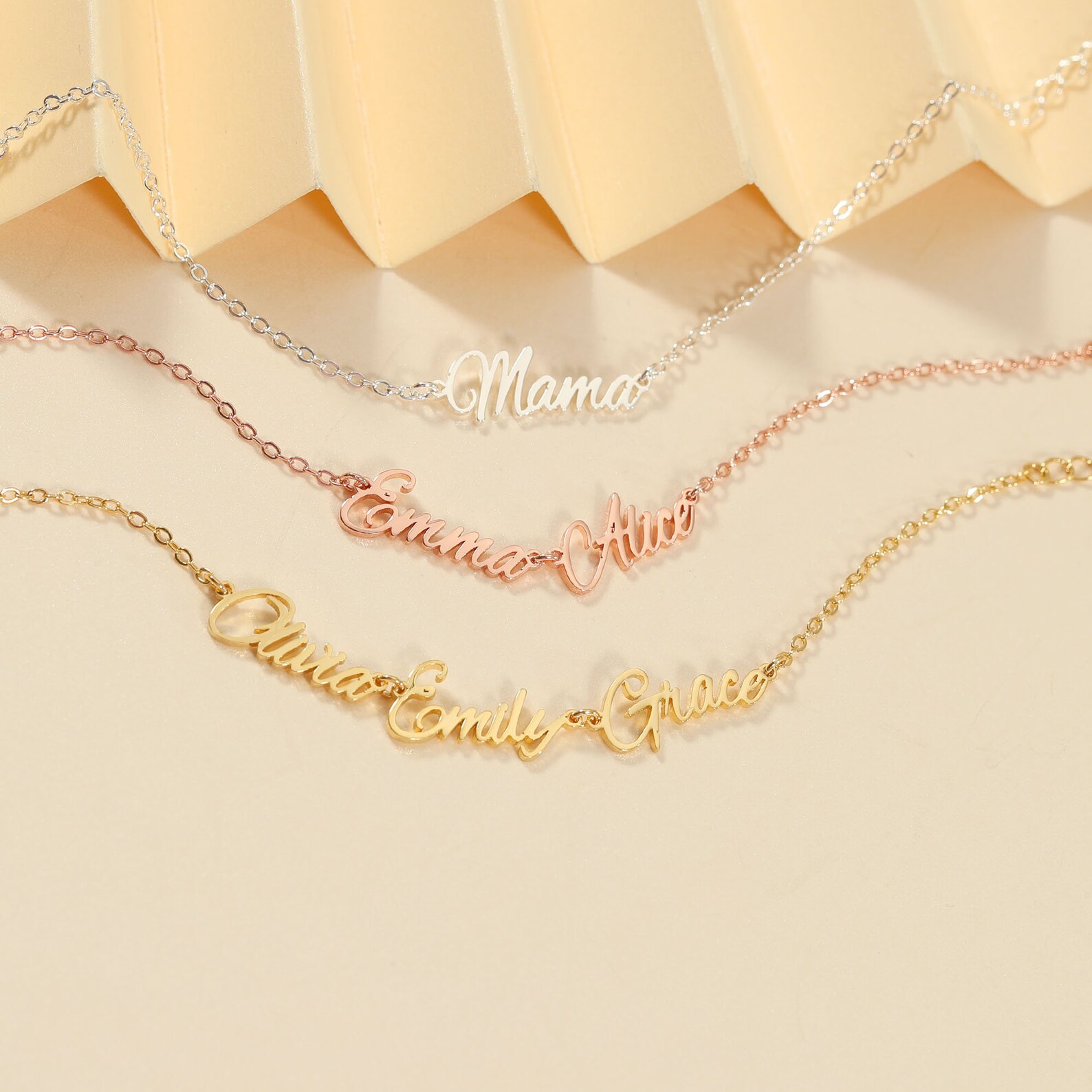 Personalized Name Bracelet Custom Multiple Name Bracelet - Etsy