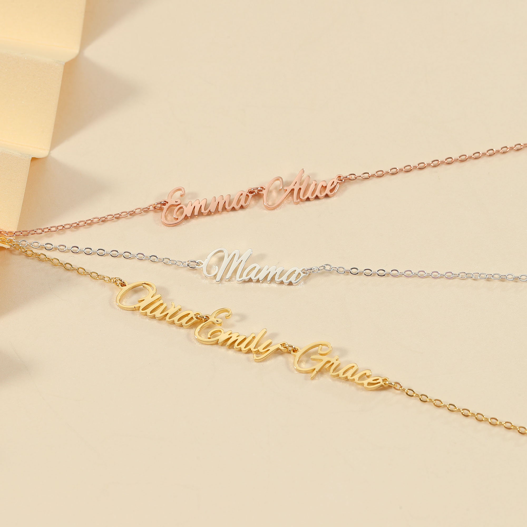 Personalized Name Bracelet Custom Multiple Name Bracelet - Etsy