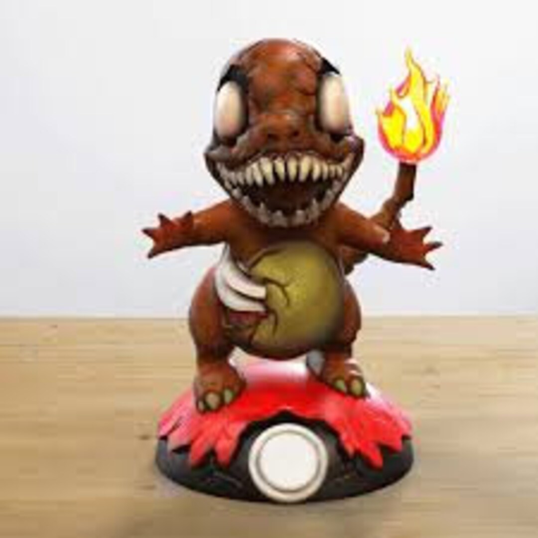 Zombie Charmander Pokemon STL for 3D Printer - Etsy UK
