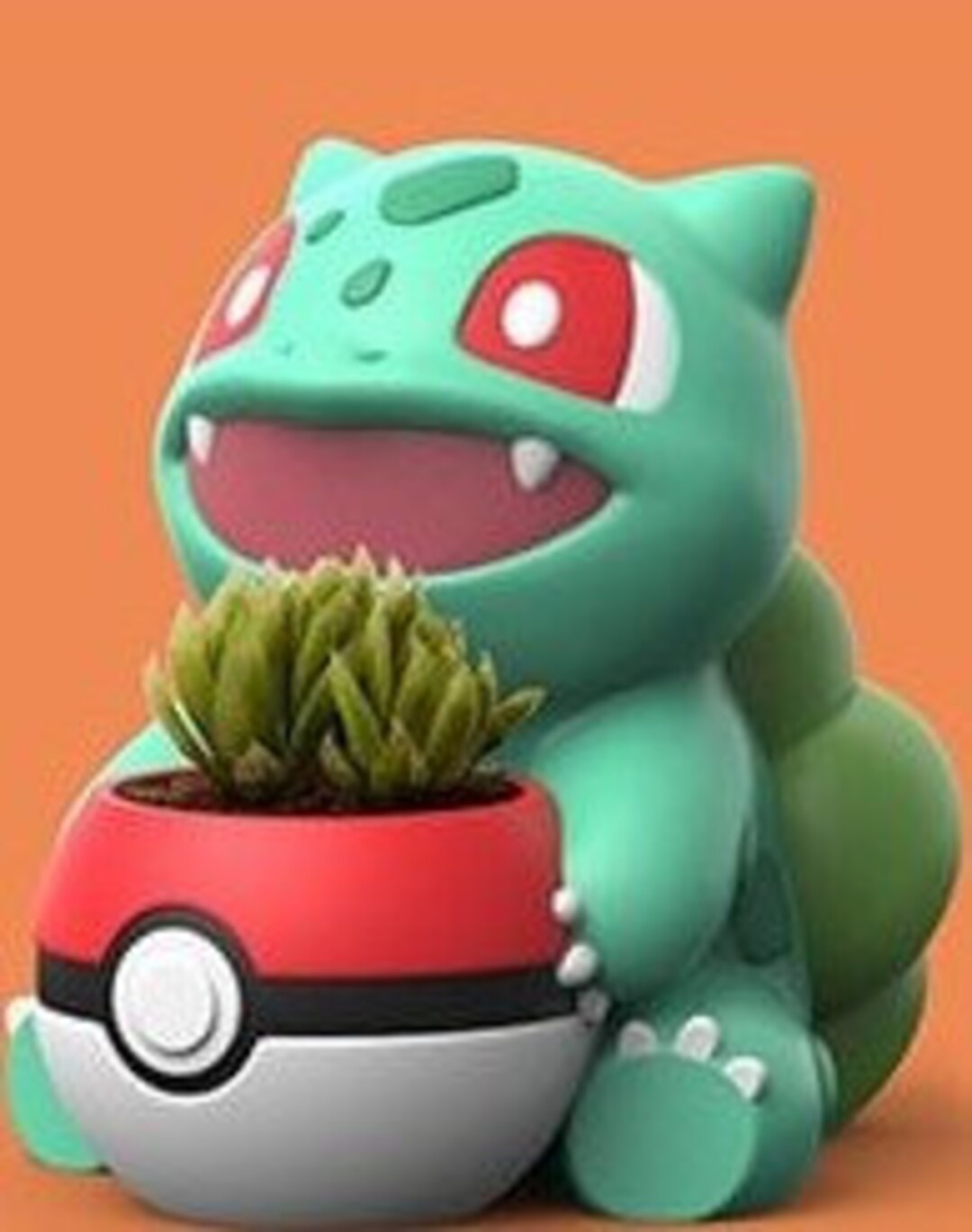 Bulbasaur Planter 3D Printer File Pokemon - Etsy