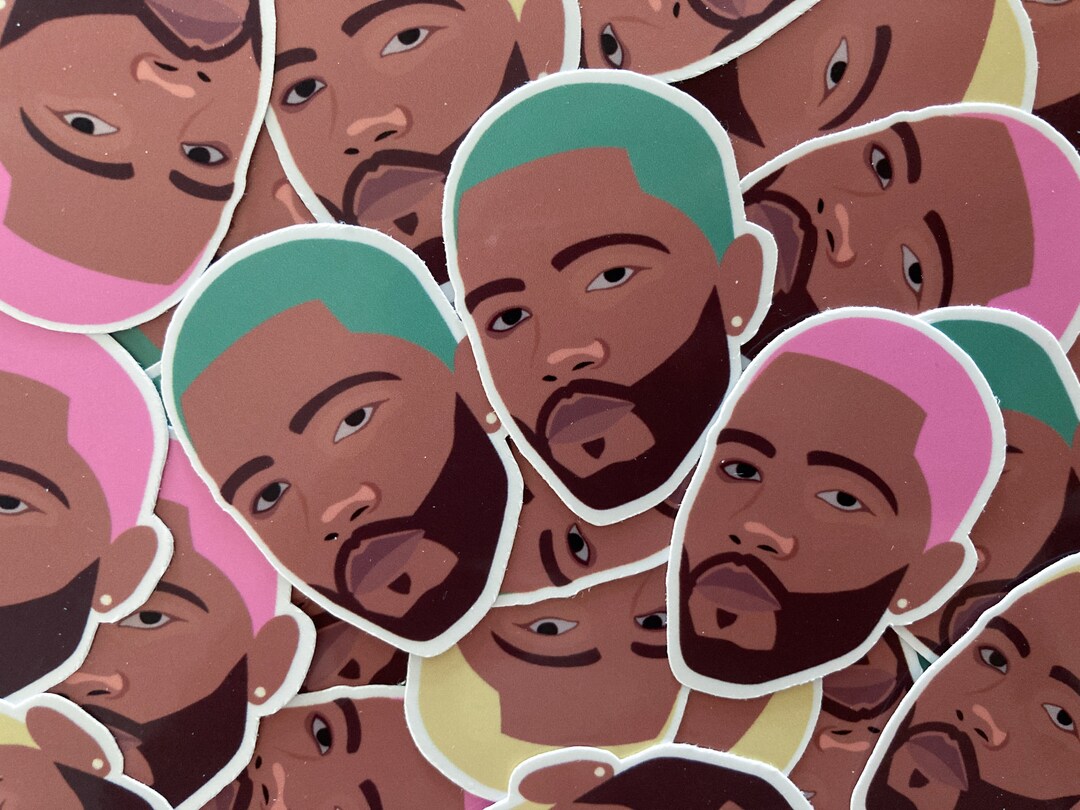 Frank Ocean Head Die-cut Vinyl Sticker - Etsy