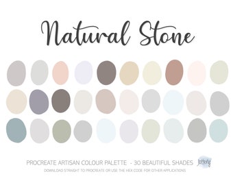 Gray Procreate Palette - Etsy