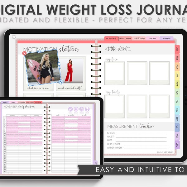 Weight Loss Planner - Etsy