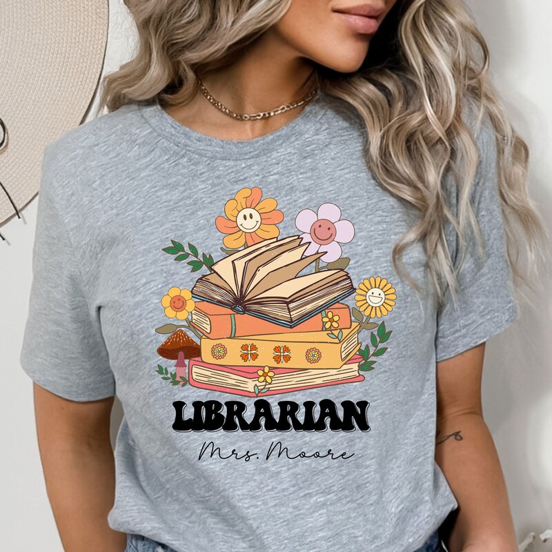 Library T Shirt - Etsy