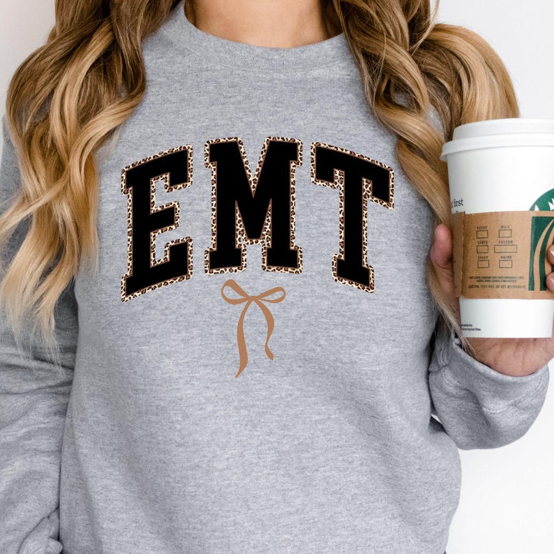 EMT Sweatshirt Emt Gifts Paramedic Gifts First Responder Gift Paramedic ...