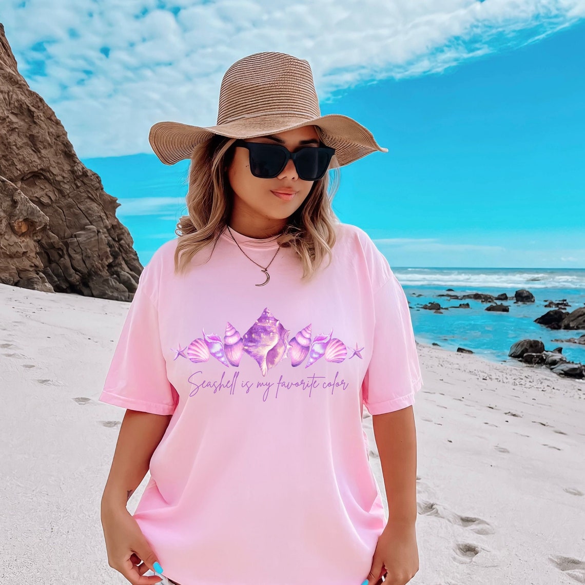 Ocean Inspired Style Coconut Girl Clothes Mermaidcore Seashell Shirt ...
