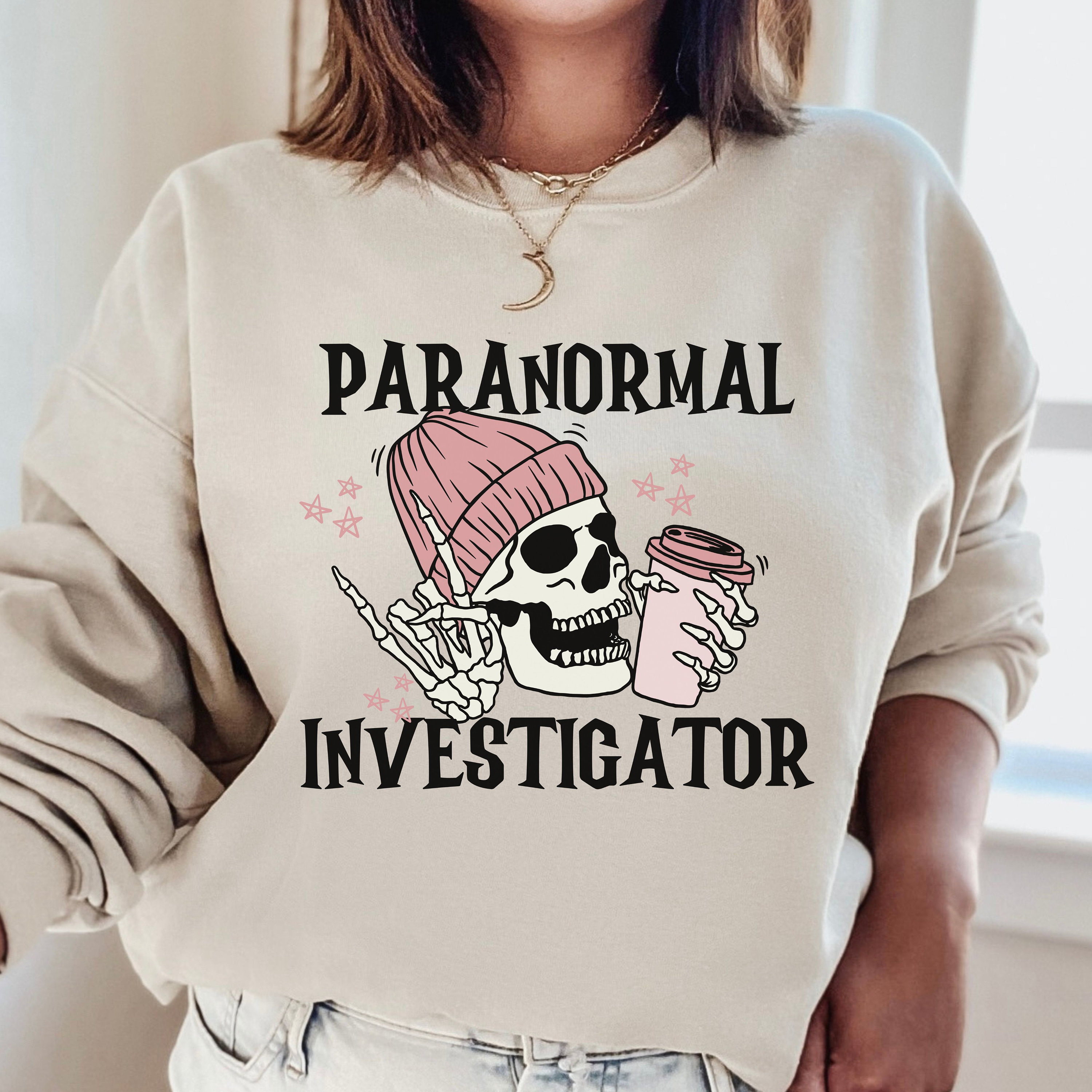 Paranormal Investigator Shirt, Ghost Hunter Shirt, Paranormal Sweater ...