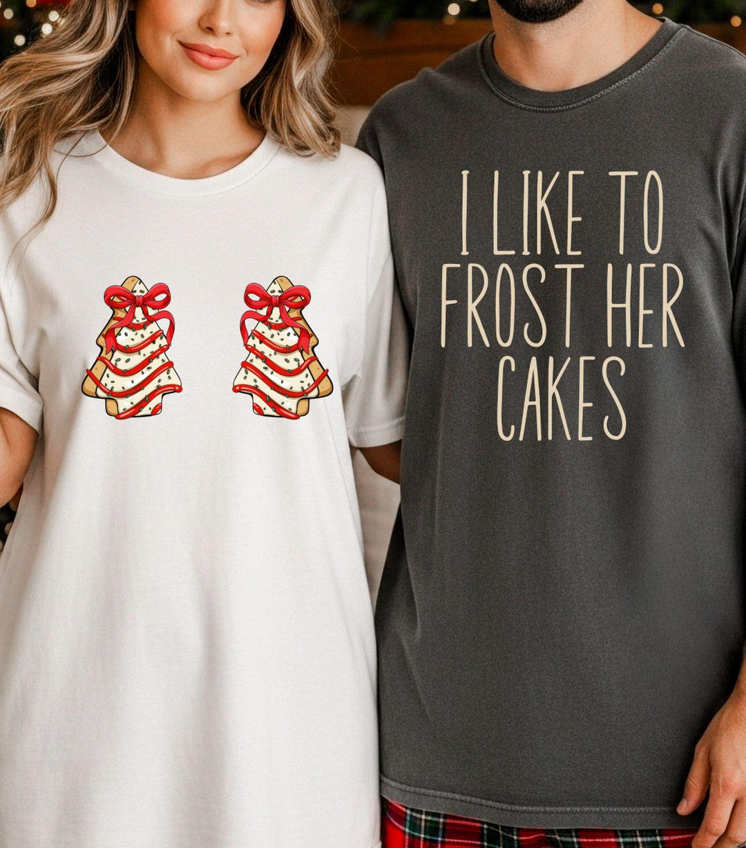 Inappropriate Couples Shirts Christmas Comfort Colors Rude Dirty T ...