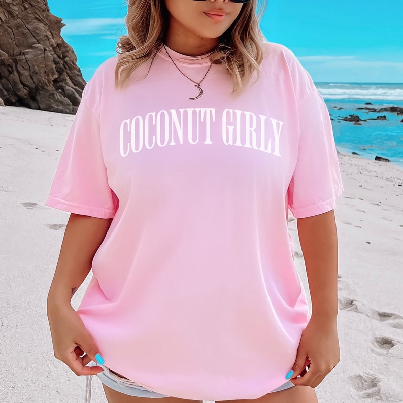 Ocean Inspired Style Coconut Girl Beachy Shirt Beach Bum Hawaii Shirt ...