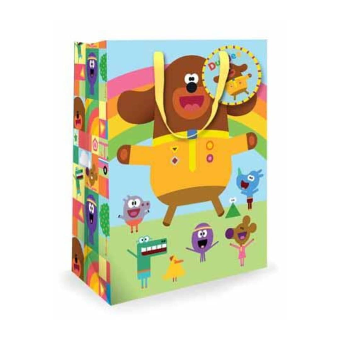 Hey Duggee Birthday Present Gift Bag 33cm X 26cm Sustainably Resourced ...