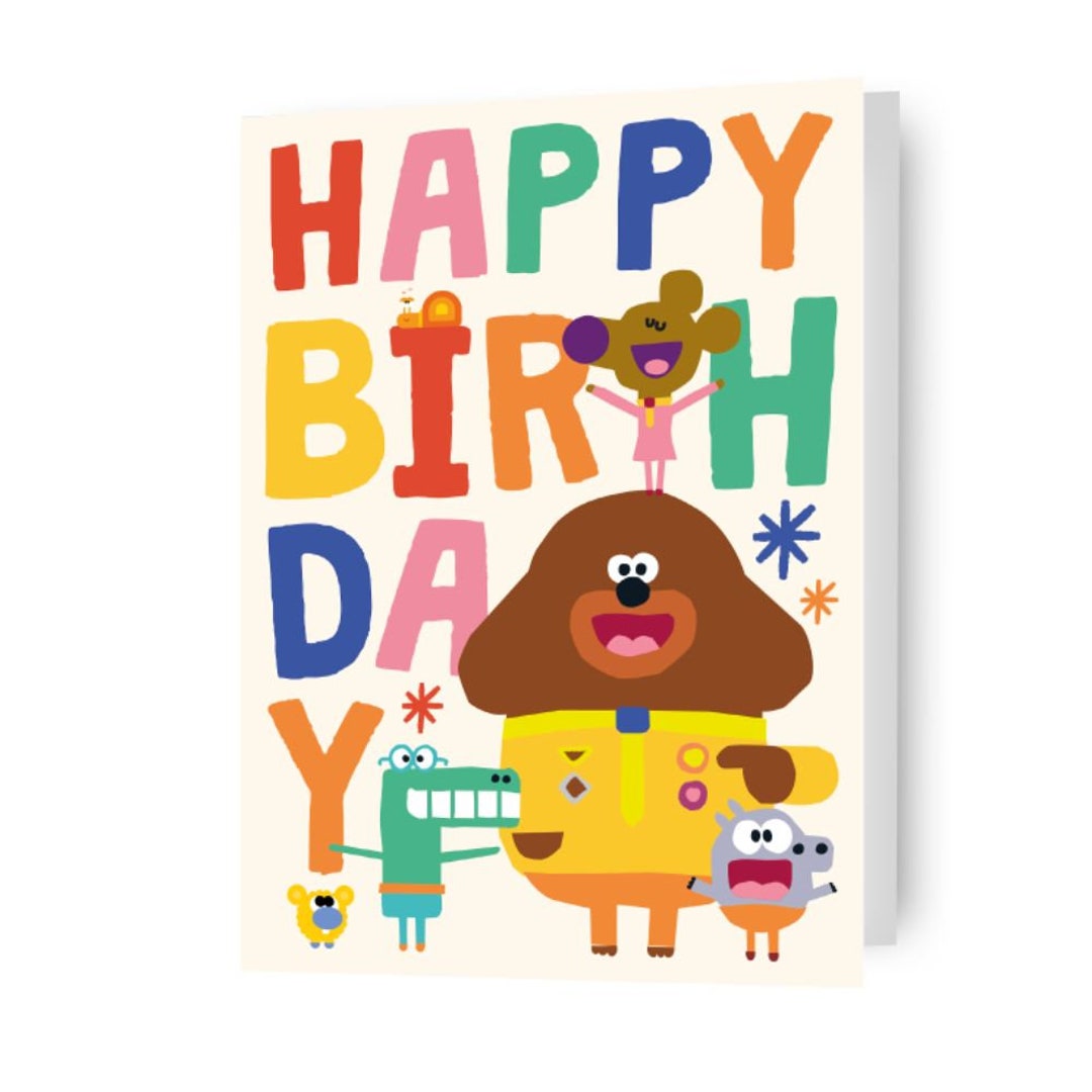 Hey Duggee happy Birthday Card Sustainably Resourced and FSC Accredited ...
