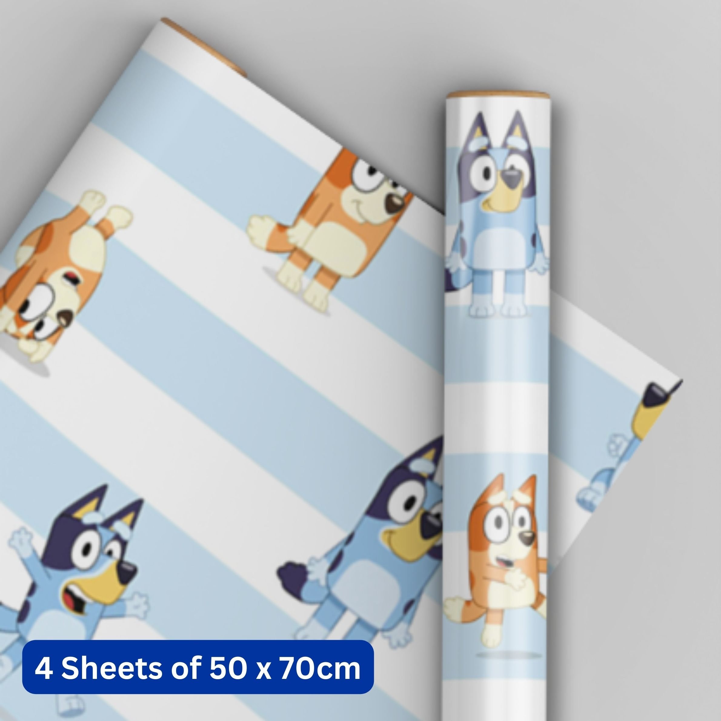 Bluey Wrapping Paper Birthdays Presents Sheet and Tags Each Sheet is ...