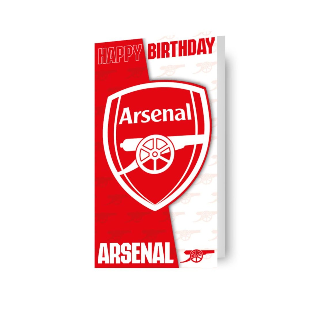 Arsenal FC Happy Birthday Card Sustainably Resourced and FSC Accredited ...