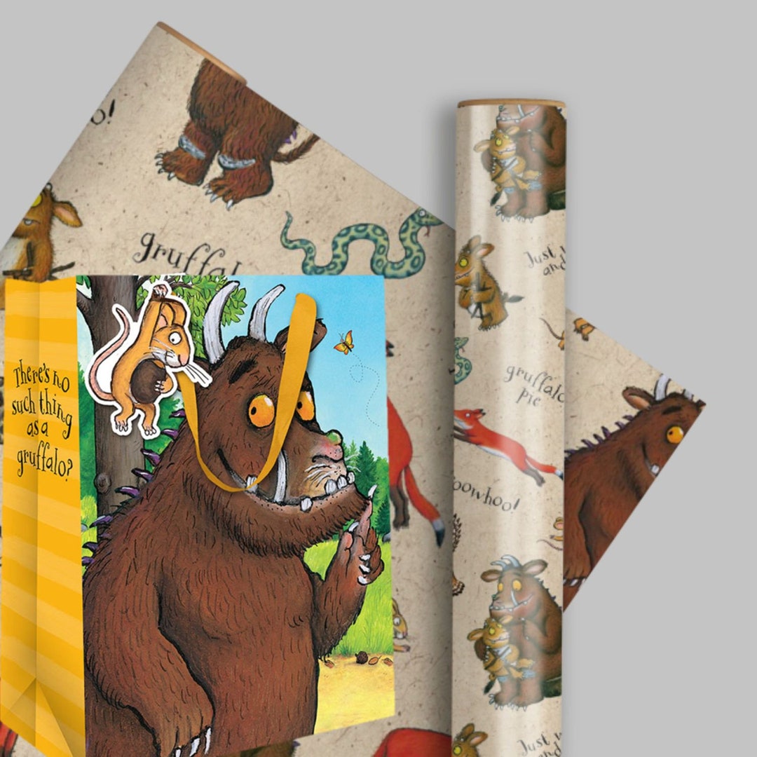 Gruffalo Wrapping Paper and or Gift Bag Each Roll is 4 Meter Long and ...