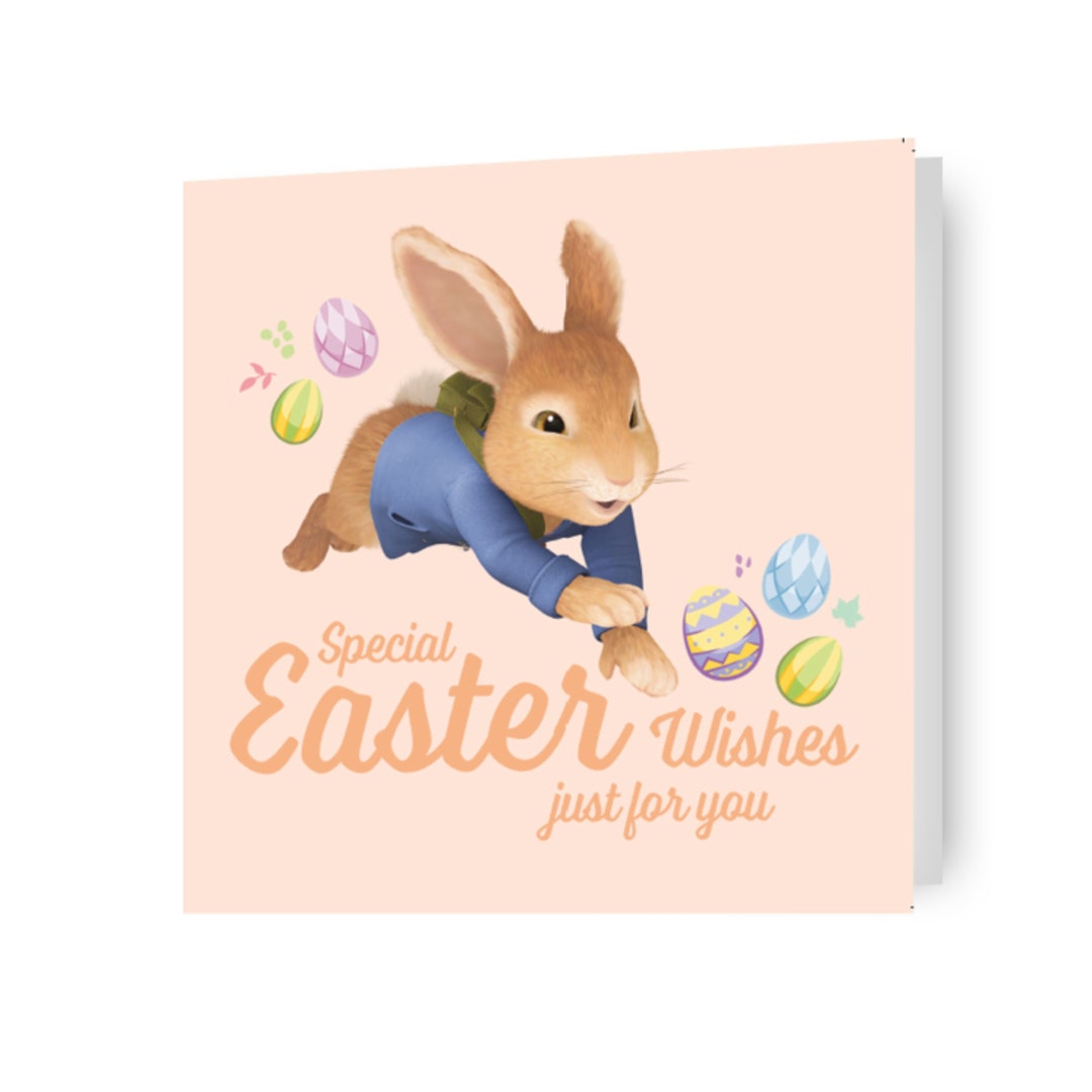 Peter Rabbit special Easter Wishes Card Sustainably Resourced and FSC ...