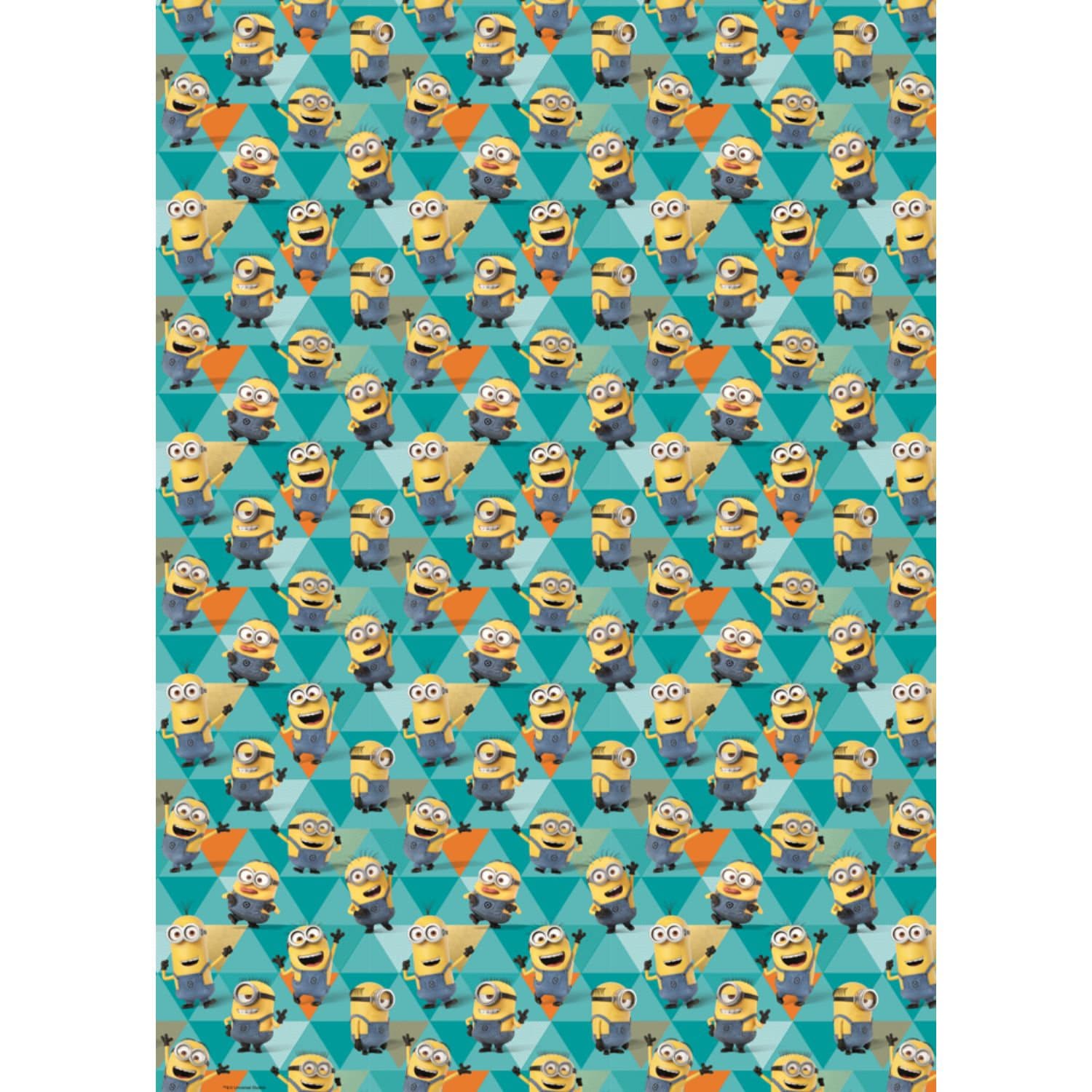 Despicable Me Minions Birthday Wrapping Paper 4m Roll Gift Wrap ...