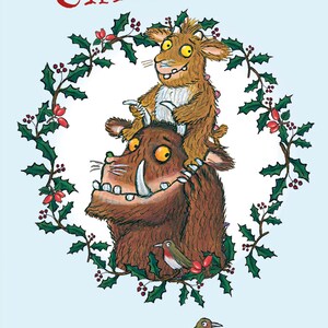 Gruffalo Christmas Card for Him for Her happy Christmas - Etsy
