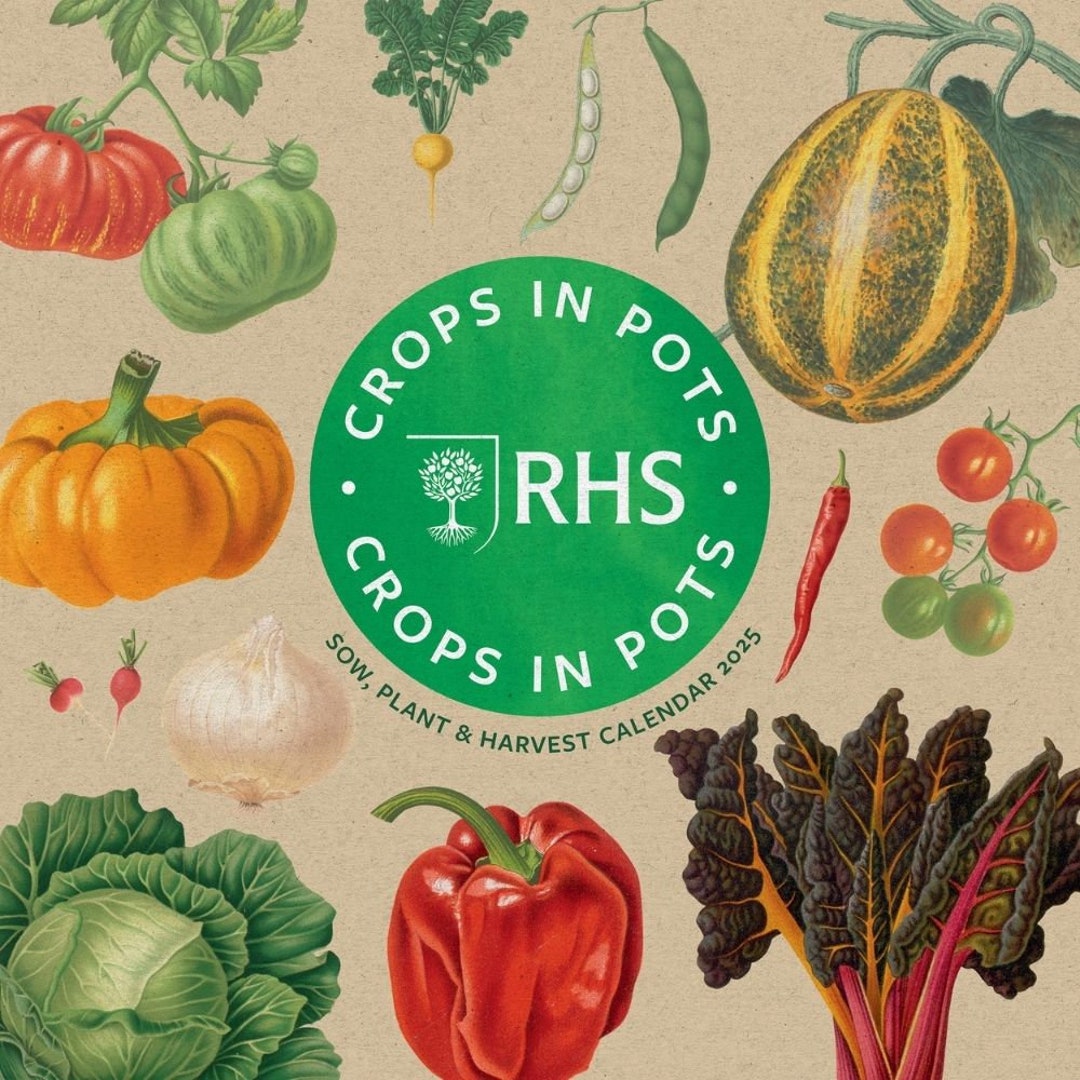 RHS 2025 Mini Calendar of Crops and Pots Sustainably Resourced and FSC ...