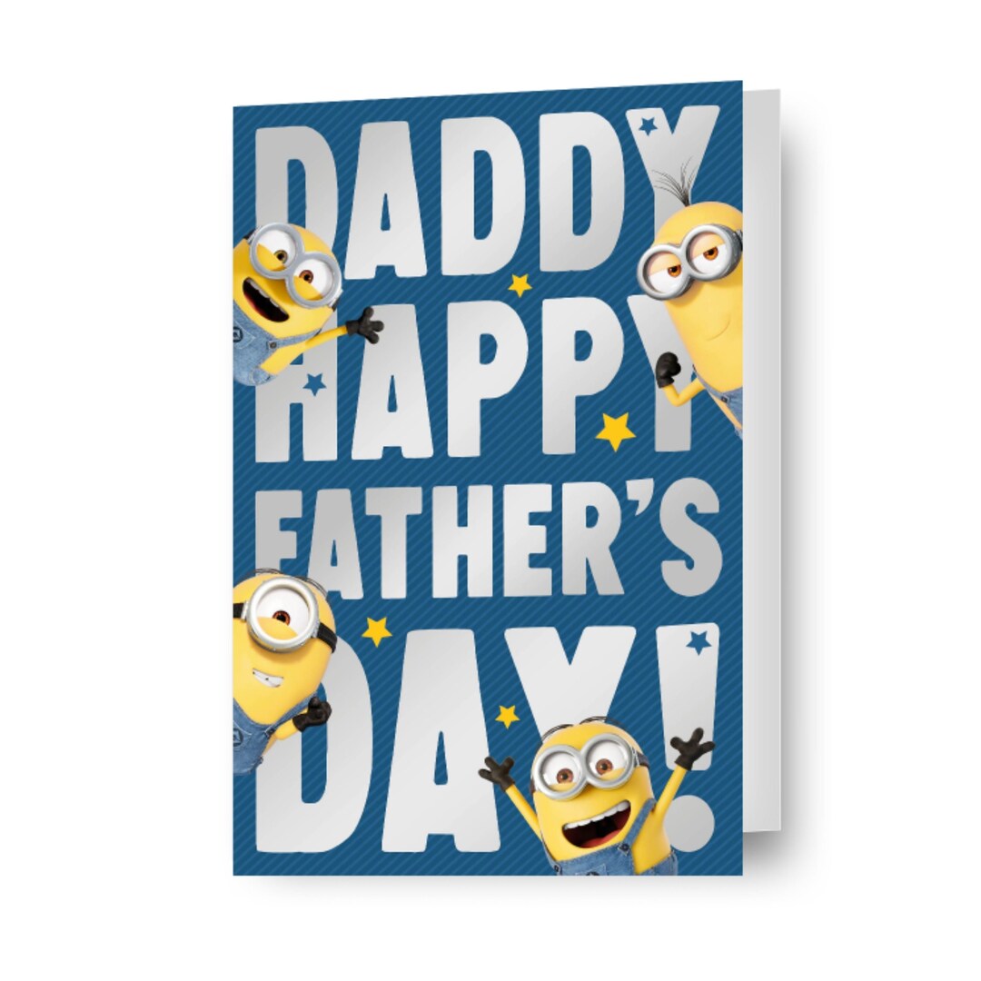 Despicable Me Minions Happy Father S Day Card Sustainably Resourced And