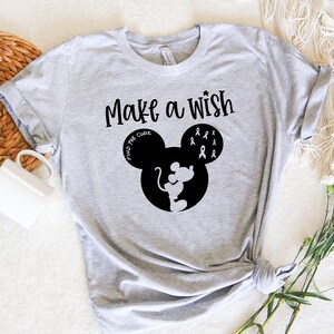 Cancer Shirt, Make A Wish, Disney Cancer Shirt - Etsy