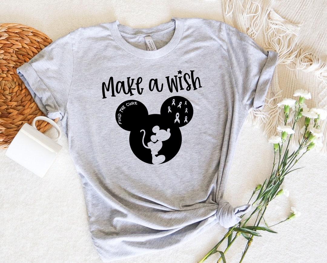 Cancer Shirt Make A Wish Disney Cancer Shirt - Etsy