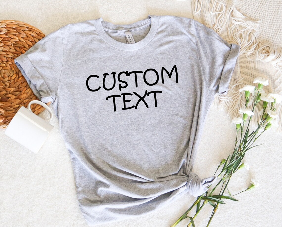Front and Back Custom Shirt Custom Tshirt Inspired Shirt - Etsy
