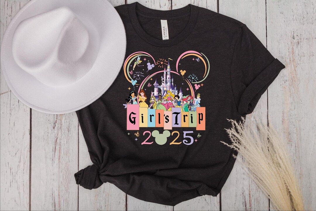 Disney Girls Trip 2025 Shirt, Disney Girls Vacation Shirt, Besties Trip 2025 Shirt, Walt Disney ...