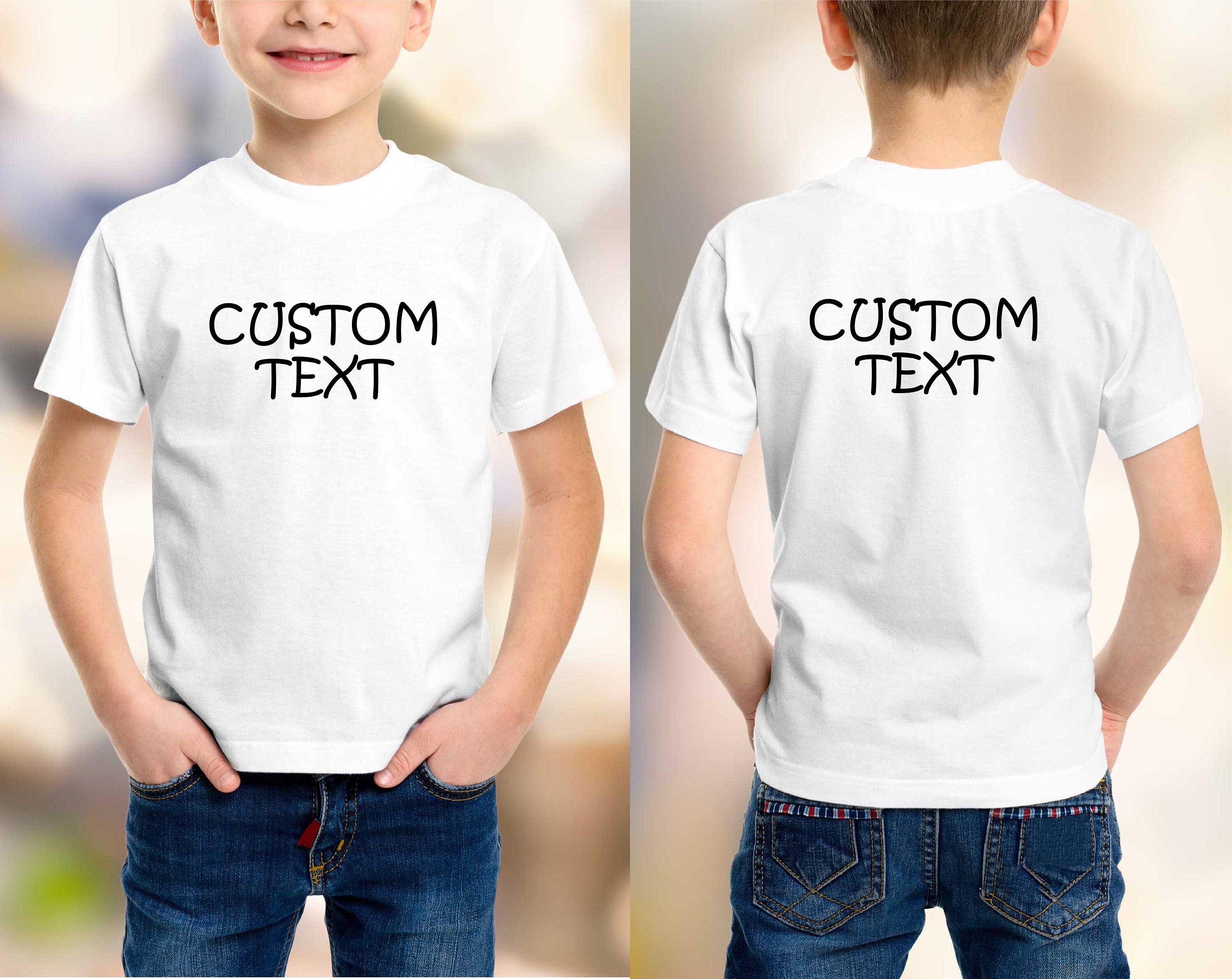 Front and Back Custom Shirt Custom Tshirt Inspired Shirt - Etsy