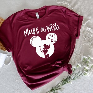 Cancer Shirt, Make A Wish, Disney Cancer Shirt - Etsy