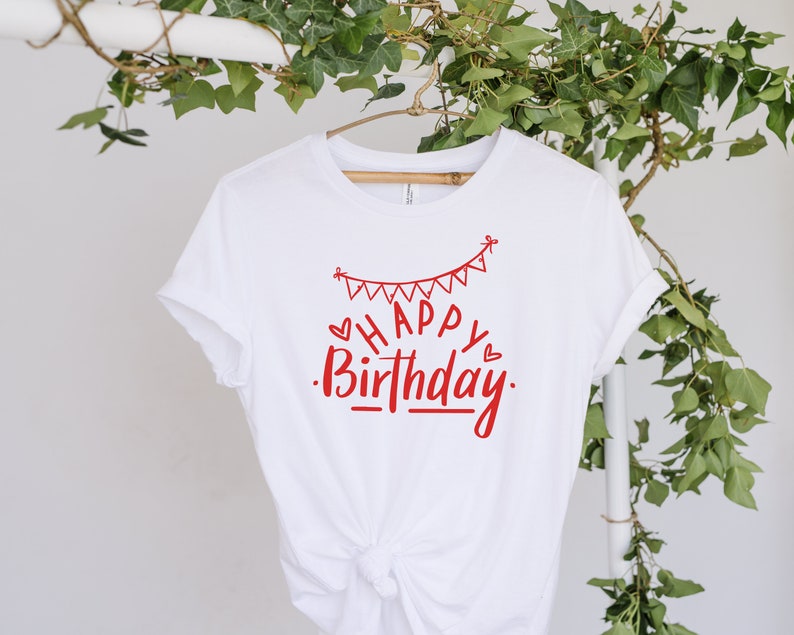 Happy Birthday Shirt Birthday Party T Shirt Birthday - Etsy