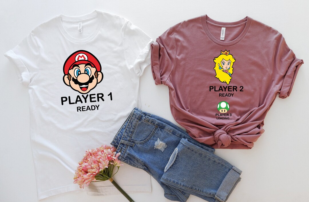 Player 1 Player 2 Ready Shirt, Player 3 Loading Shirt, Funny Couple ...