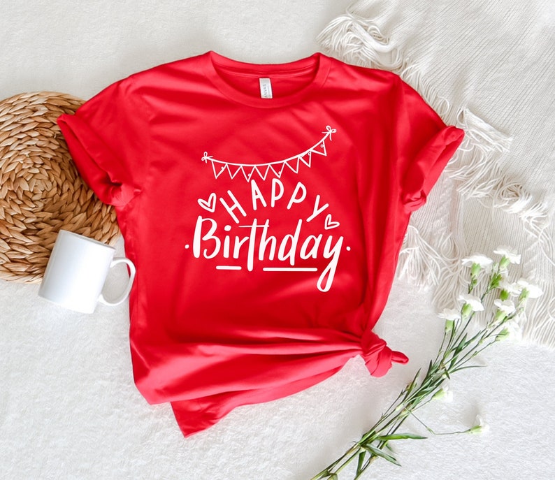 Happy Birthday Shirt Birthday Party T Shirt Birthday - Etsy