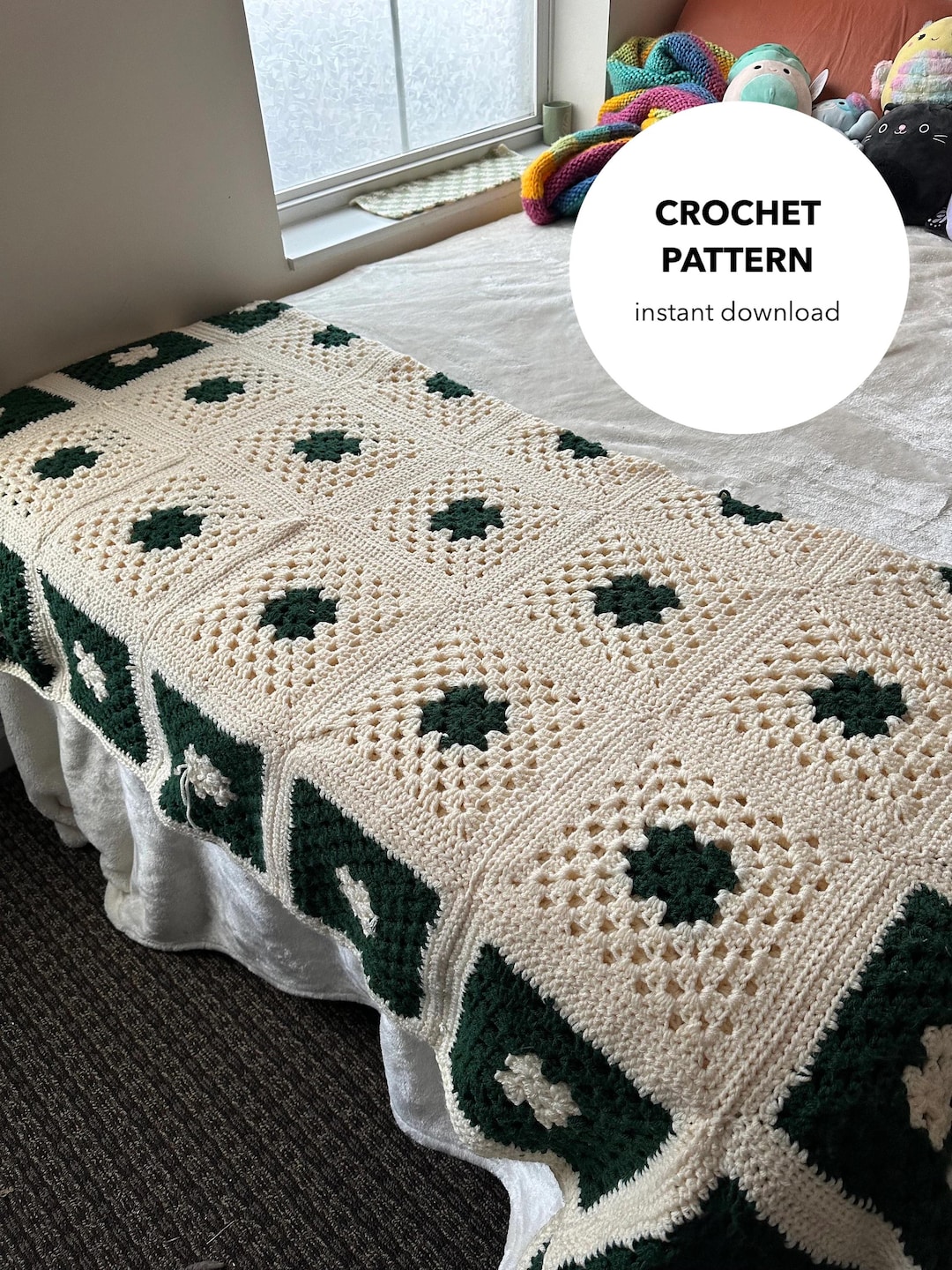 CROCHET PATTERN - Twilight Inspired La Push Blanket Pattern Afghan ...