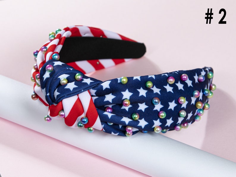 American Flag Knot Headband for Women Girls Independence Day - Etsy