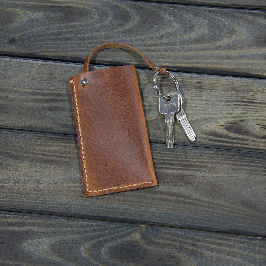 Genuine Genuine Leather Key Case/key Holder With Engraving - Etsy