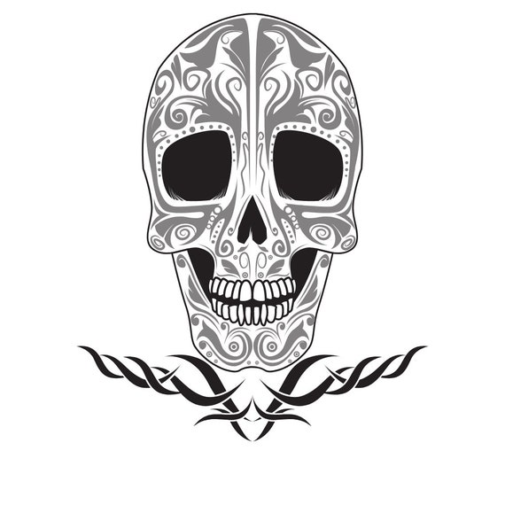 Skull Tattoo - Etsy