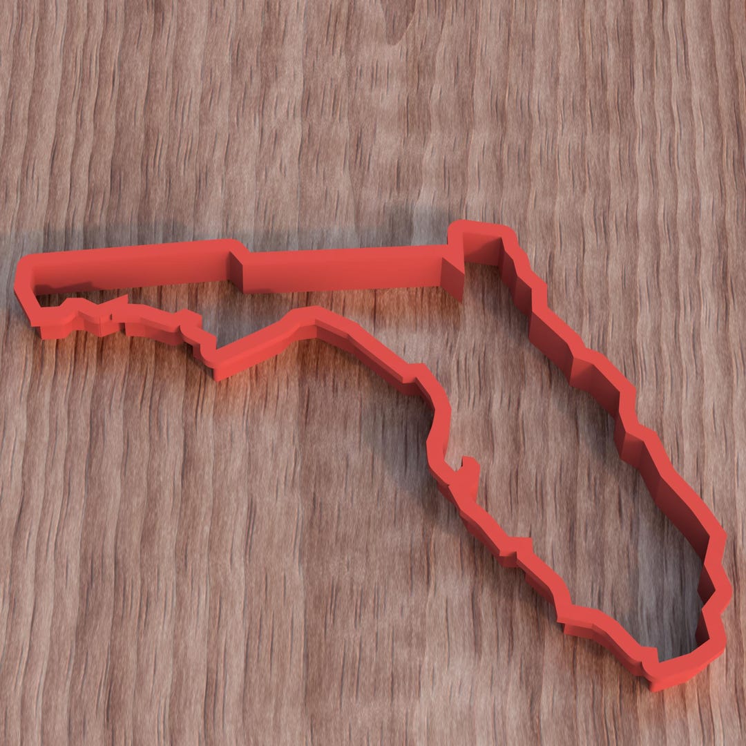 Florida State Cookie Cutter State Cookie Cutter Travel-themed Baking ...