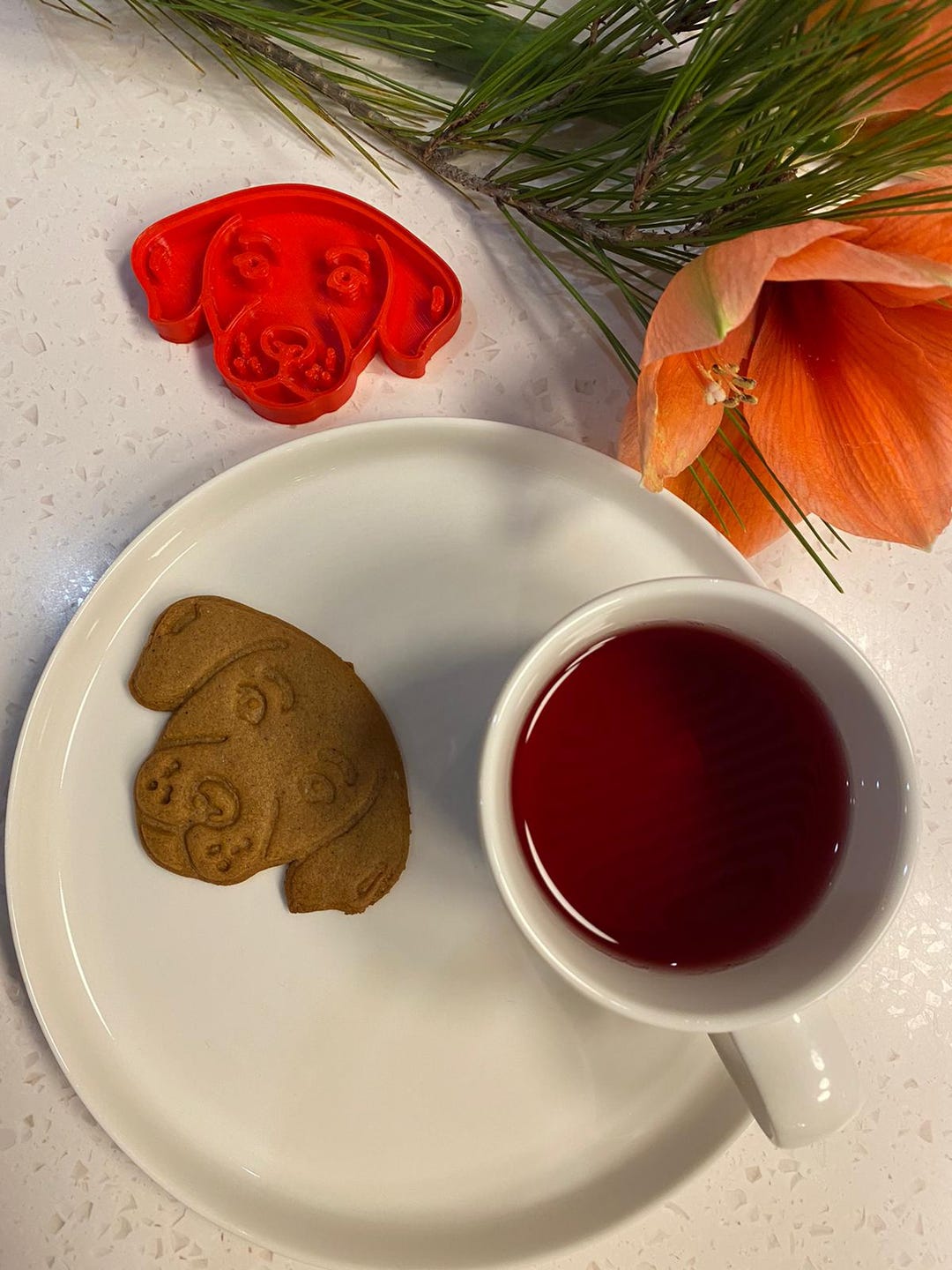 Golden Retriever Dog Cookie Cutter Cute Clay Cutter Christmas Cookies ...