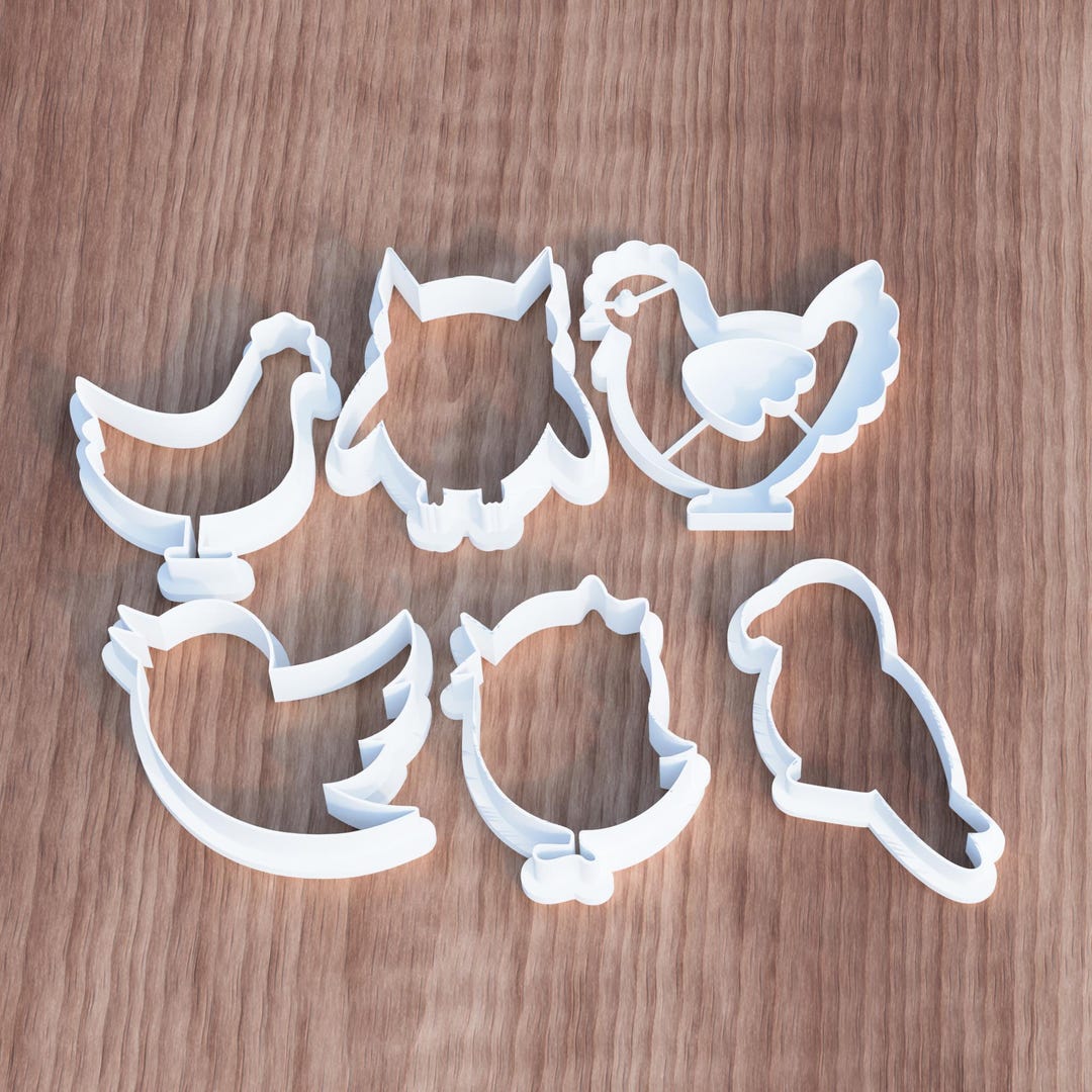 Bird Cookie Cutter Set Fun Baking Cute Cookies Clay Cutter Christmas ...
