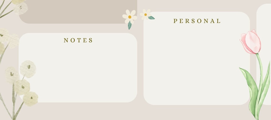 Light Pink Cottagecore Desktop Organizer Wallpaper - Etsy