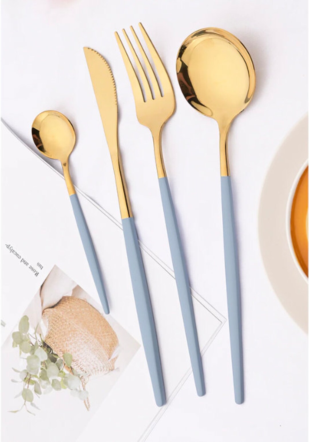 24pcs Cutlery Set different Color Availableparty Cutlery - Etsy